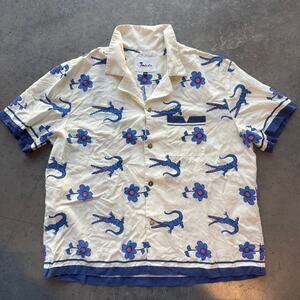 Vintage | Shirts | Vintage Y2k Tombolo Reptile Dysfunction Button Down ...